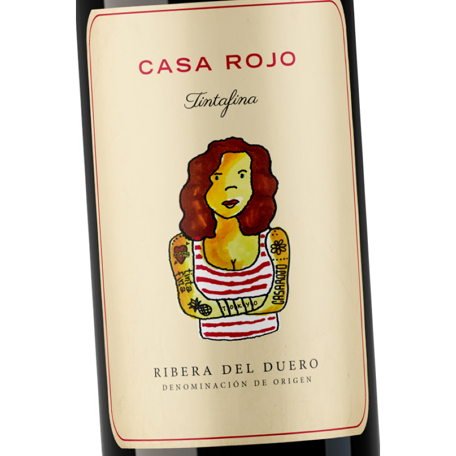 Vino TINTA FINA 2021 de Casa Rojo - Ribera del Duero